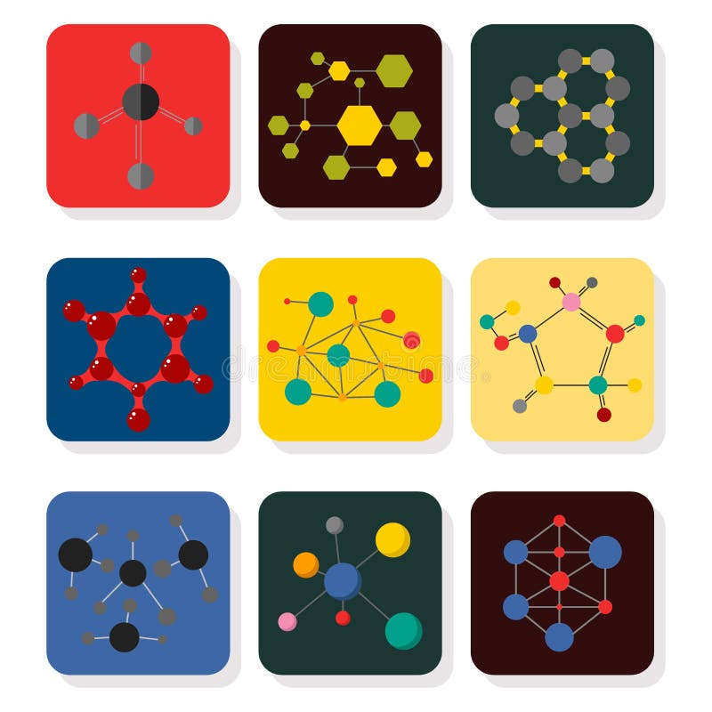 Colorful Molecular Structures In The Form Of Sphere Structure Microscopic Technology Web Design