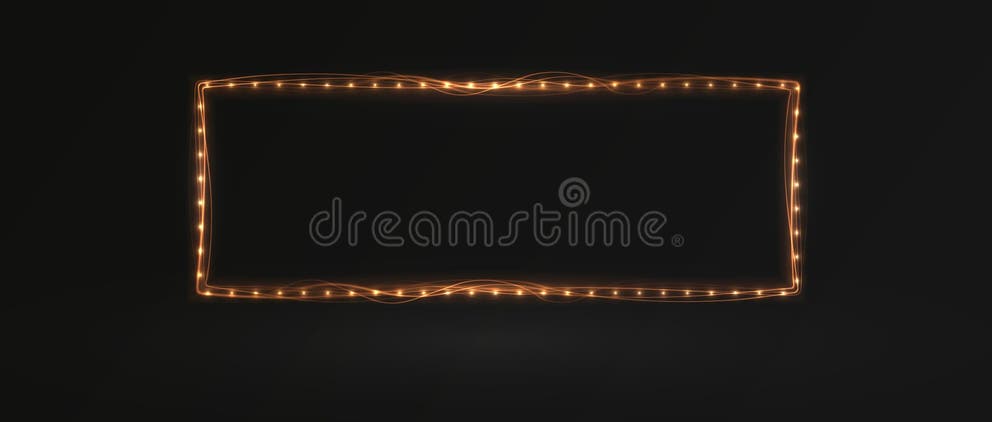 Set of Colorful Neon Frames in Square and Rectangular Shapes. Brightly ...