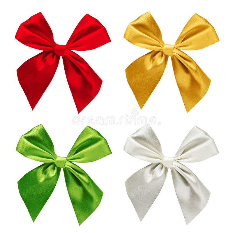 Set of Colorful Ribbons Isolated Stock Image - Image of ribbons, design ...
