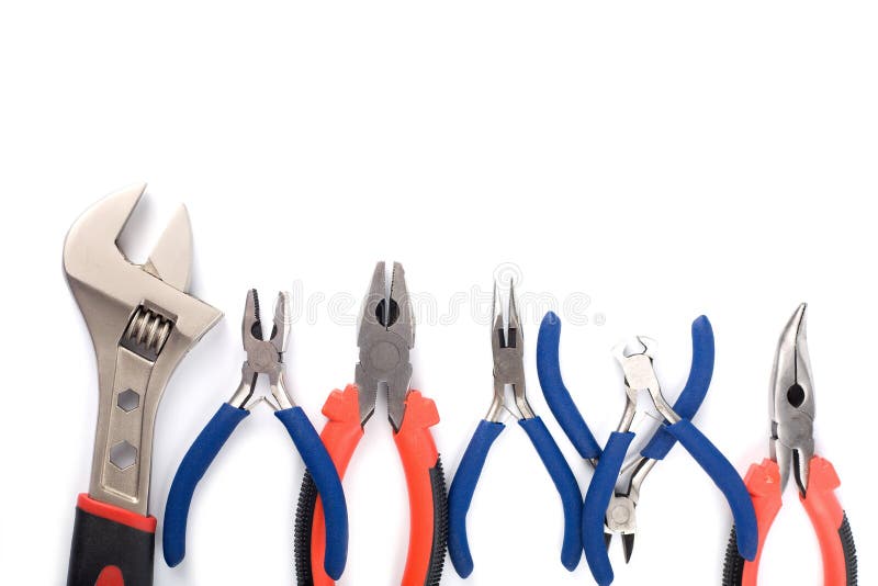 Set of Colorful Tools Isolated Stock Image - Image of mend ...