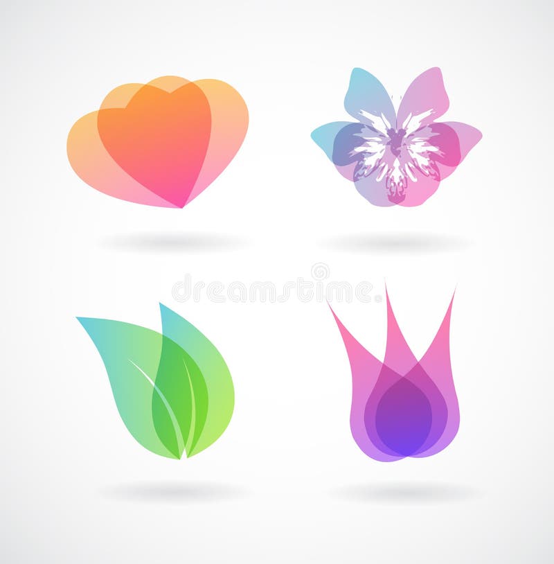 Set of Colorful Vector Elements. Stock Vector - Illustration of paper ...