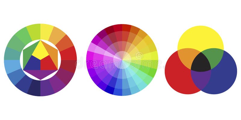 Set Colors Spectrum. Rainbow Gradient Set. Color Pattern. Vector ...