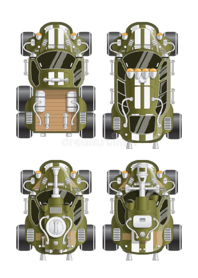 A set of combat vehicles. stock vector. Illustration of template ...