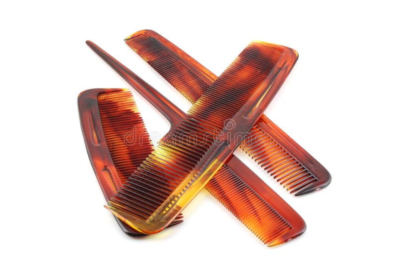 Set of combs stock image. Image of accessory, striped - 15784619