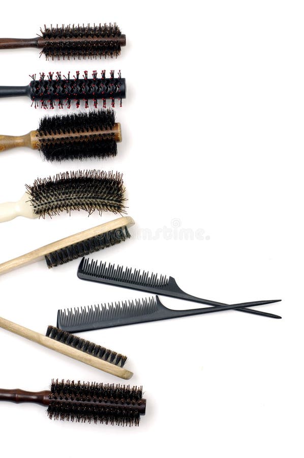 Set of combs stock image. Image of cosmetics, human, fashion - 7730467
