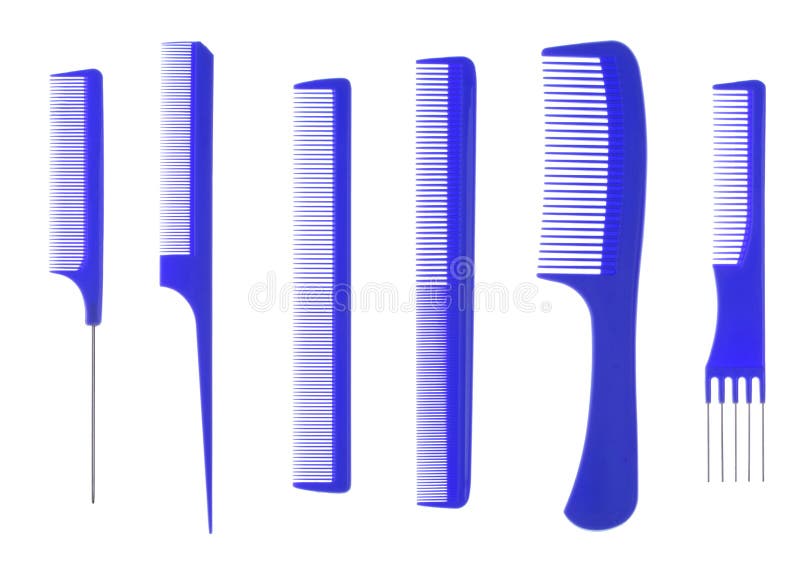Set of combs stock photo. Image of comb, barber, handle - 74000162