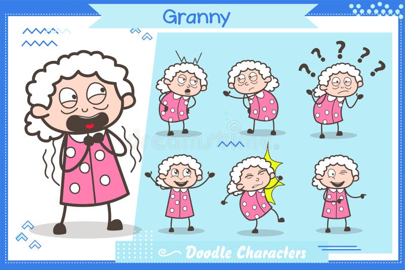 Scared Grandma Stock Illustrations – 94 Scared Grandma Stock ...