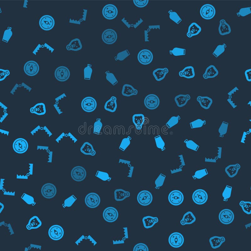 Set Compass, Canteen Water Bottle, Bear Head on Shield and Trap Hunting ...