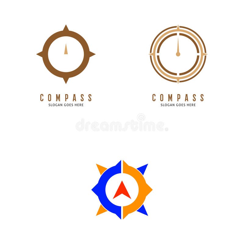 Accurate Tool Architecture Compass Icon Vector Logo Template ...