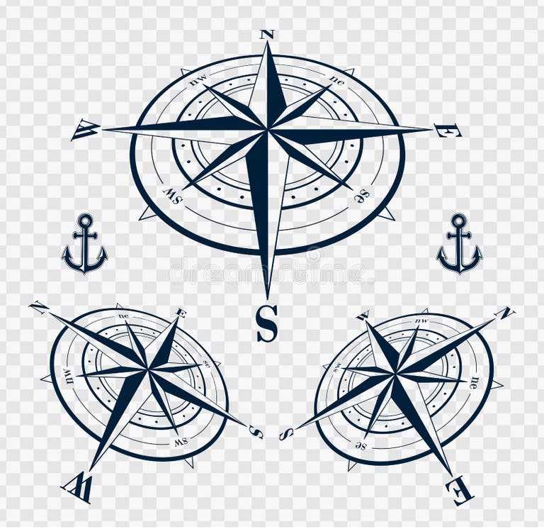 Compass Transparent Background Stock Illustrations – 2,413 Compass ...