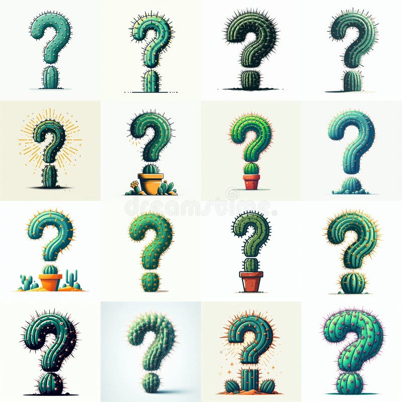 Prickly Cacti Resting on a Bed of Dry, Yellow Grass at a Californian ...