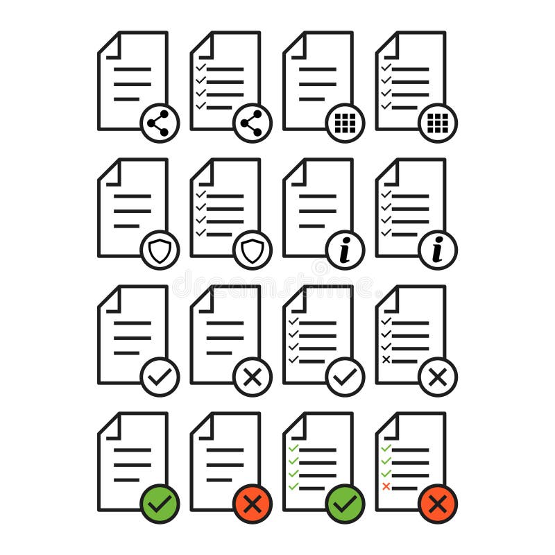 Set of in Compliance Icon Sign, Company Passed Inspection Symbol ...