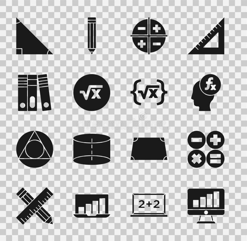 Set Computer Monitor With Graph Chart Calculator Function
