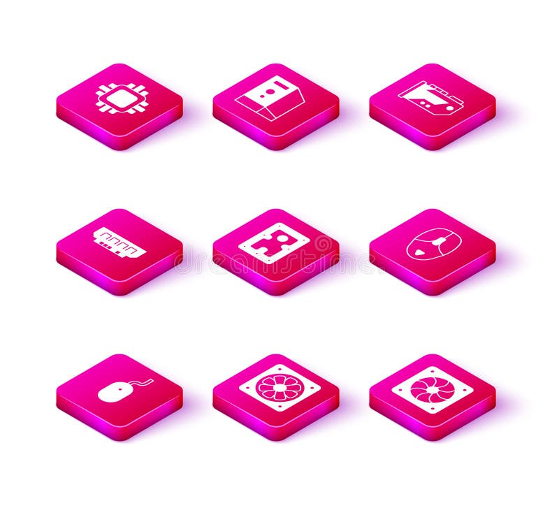 Pink Computer Cooler Icon Stock Illustrations – 190 Pink Computer ...
