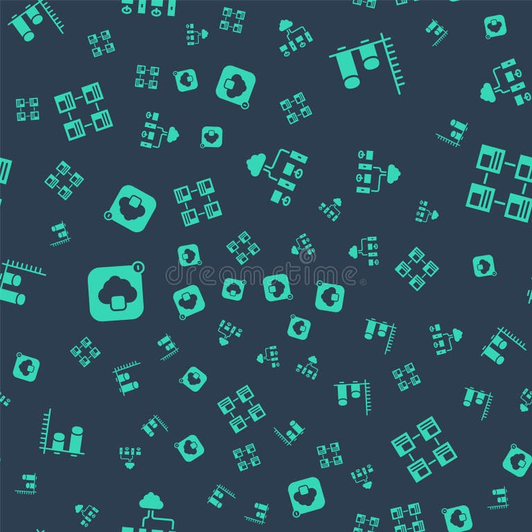 Set Computer Network, Data Analysis, Cloud Technology Data Transfer and Hierarchy Organogram ...