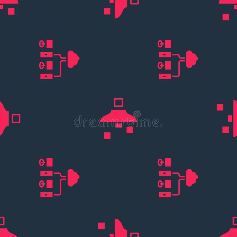 Set Computer Network And Filter Setting On Seamless Pattern Vector 1592