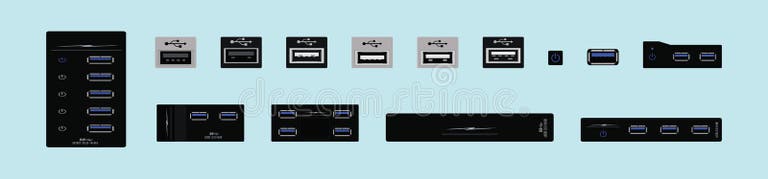 Computer Ports Stock Illustrations – 1,506 Computer Ports Stock ...