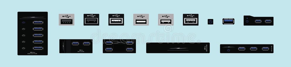 Computer Ports Stock Illustrations – 1,506 Computer Ports Stock ...