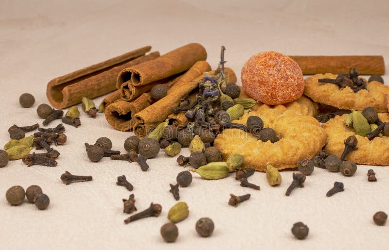 Set of condiments stock image. Image of warm, baking - 131913497