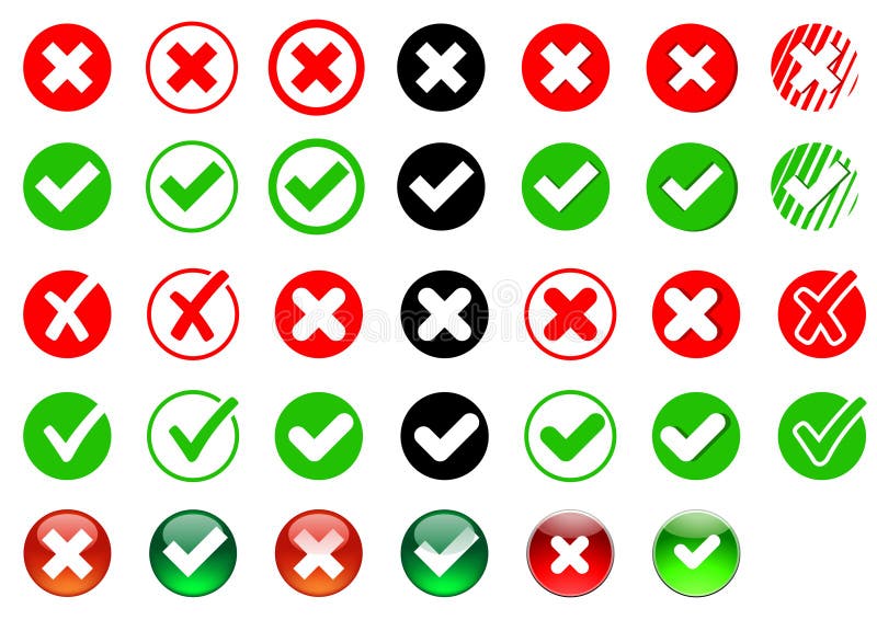 Set of Consent Icons stock vector. Illustration of permission - 285321412