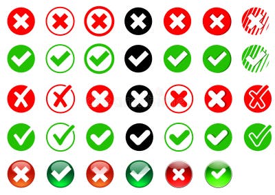 Set of Consent Icons stock vector. Illustration of permission - 285321412