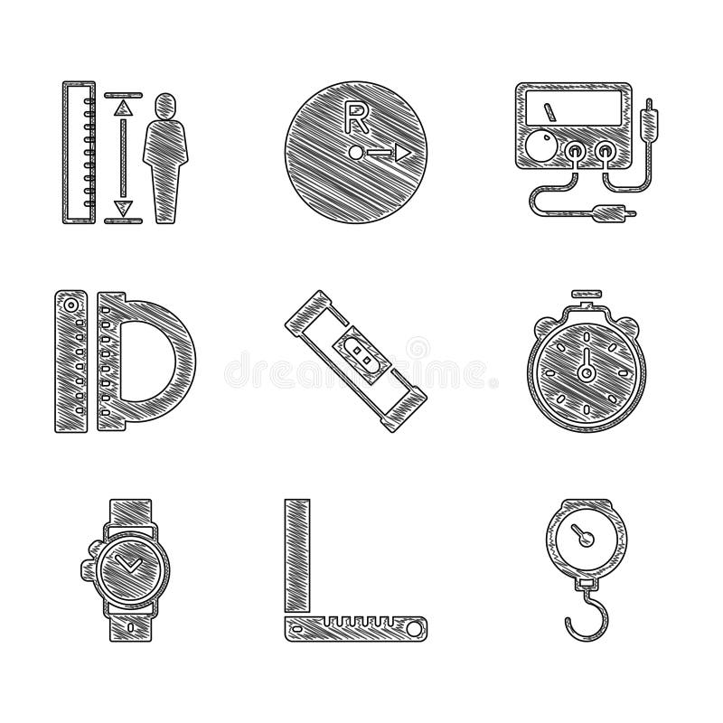 Set Construction Bubble Level, Corner Ruler, Hand Scale Spring ...