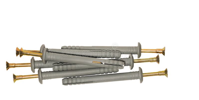A Set of Construction Fasteners Stock Illustration - Illustration of ...