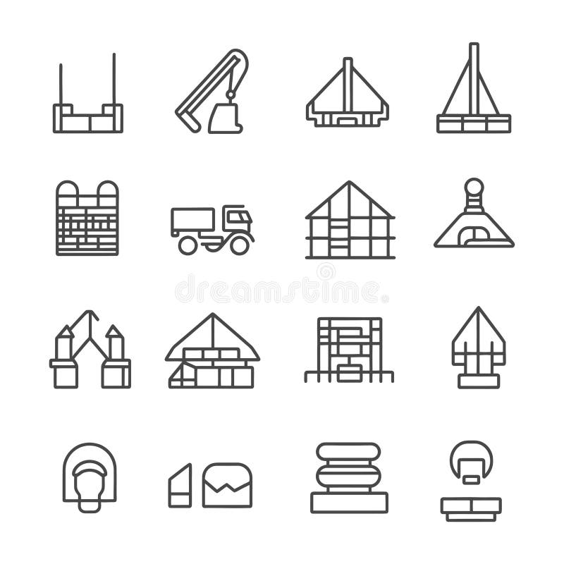 Linear Construction in Modern Building Close Up Stock Photo - Image of ...