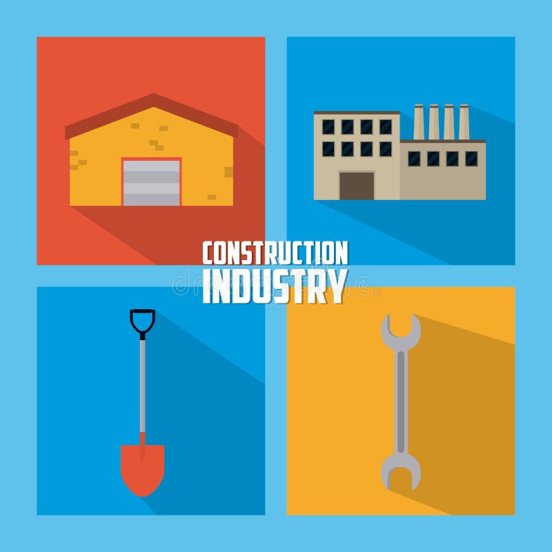 Set of construction icons stock vector. Illustration of caution - 143370306