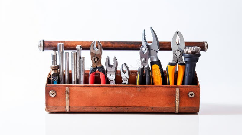 A Set of Construction Tools for Repair, Construction. a Box for Tools ...