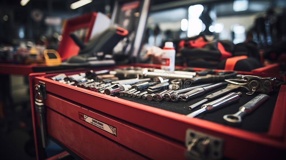 A Set of Construction Tools for Repair, Construction. a Box for Tools ...