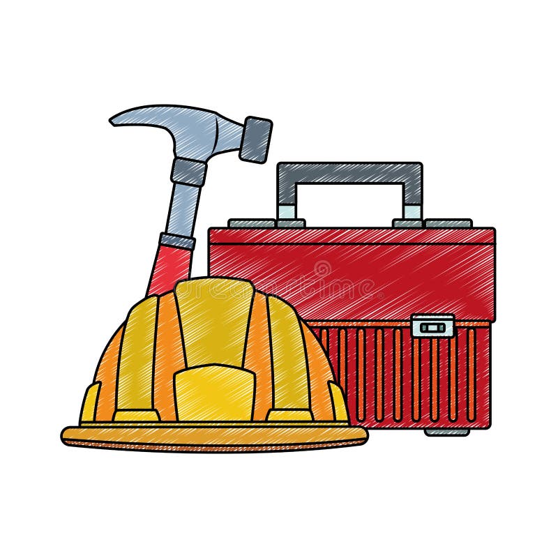 Construction Tools and Equipment Cartoons Stock Vector - Illustration ...
