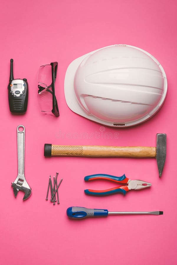 392 Pink Set Construction Tools Stock Photos - Free & Royalty-Free ...