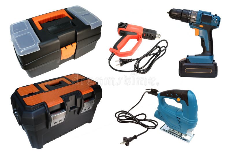 Set of Construction Tools. Tool for Repair Stock Photo - Image of ...