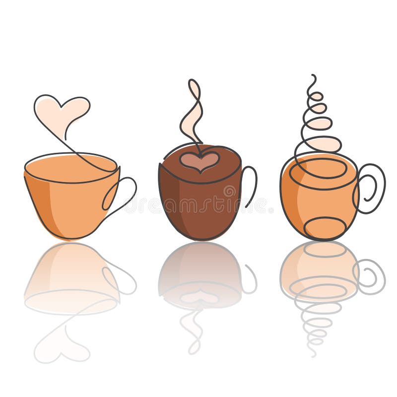 Line Drawing Cups Stock Illustrations – 4,797 Line Drawing Cups Stock ...