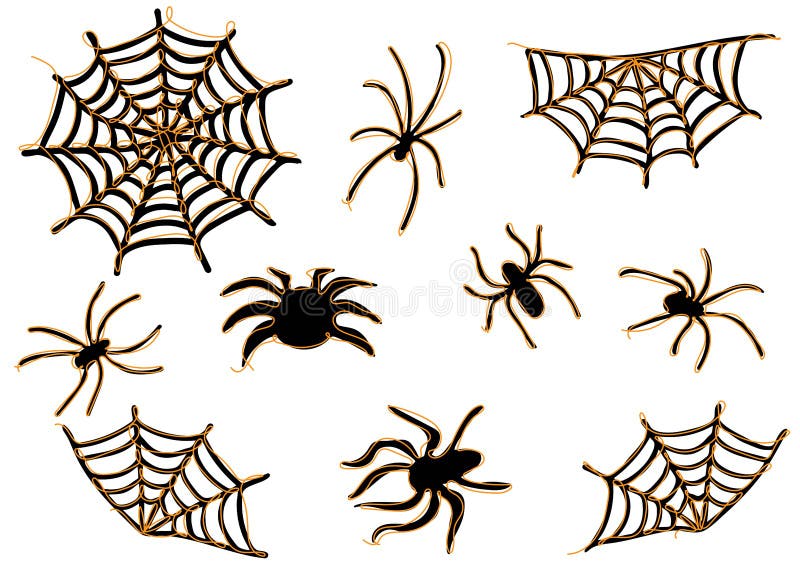 Spider Web Continuous Stock Illustrations – 302 Spider Web Continuous ...