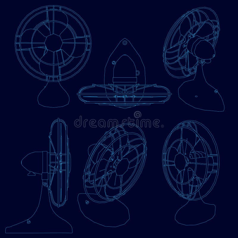 Electric Fan Side View Stock Illustrations – 104 Electric Fan Side View ...