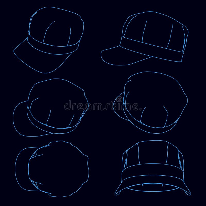 Cap Visor Vector Drawing Stock Illustrations – 293 Cap Visor Vector ...