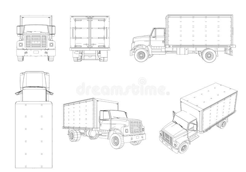 Set with Contours of Different Cars in Isometric. Vector Illustration ... Set with Contours of Different Cars in Isometric. Vector Illustration ...