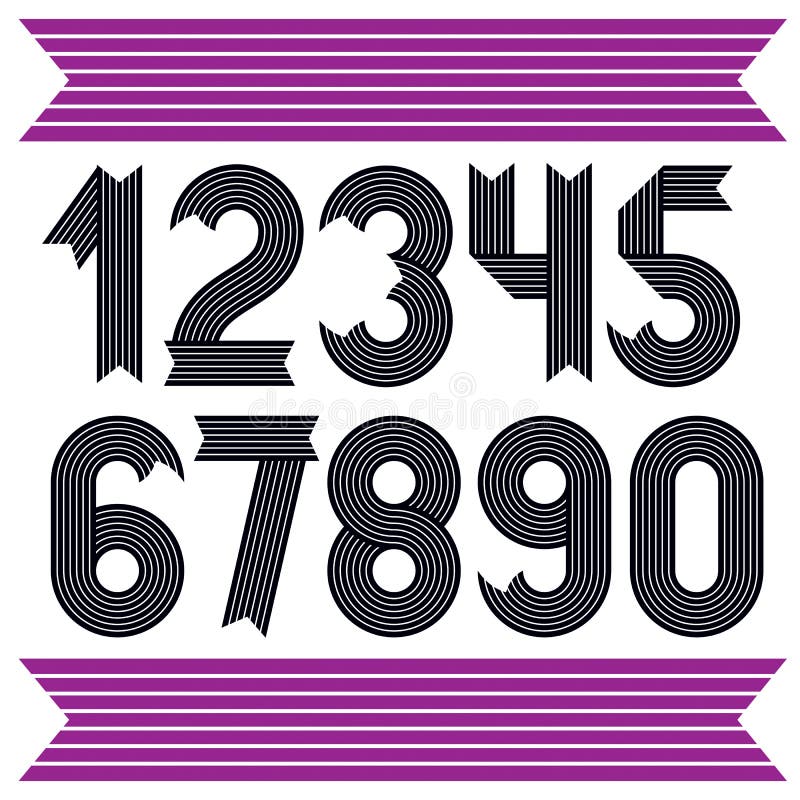 Funky Numerals Stock Illustrations – 194 Funky Numerals Stock ...