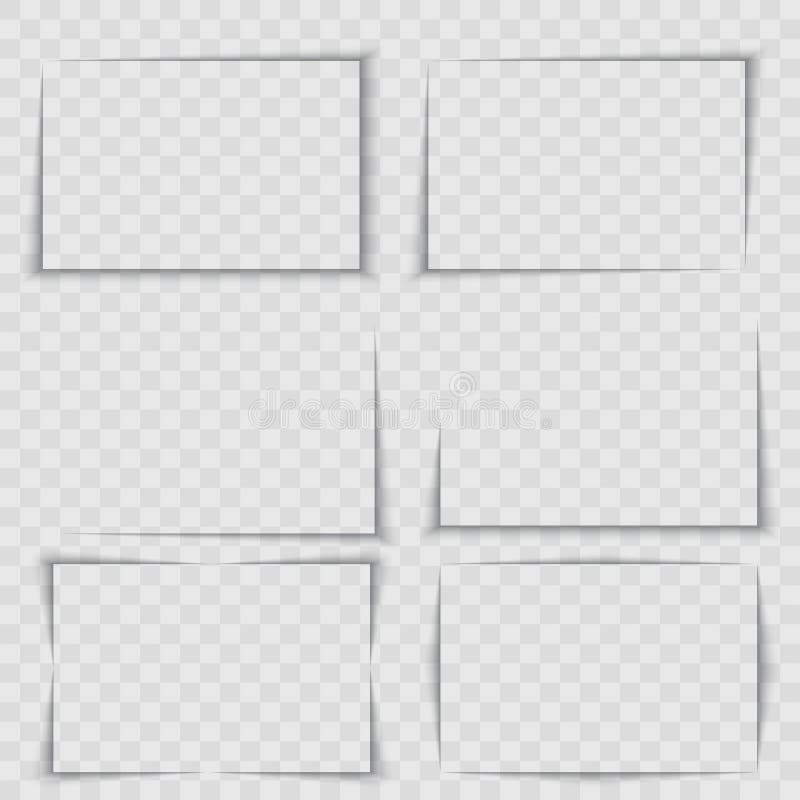 A Set of Corner Shadows for Sheets of Paper, Banners, and Posters ...