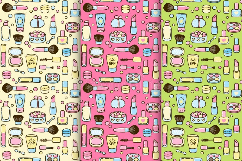 Cosmetic Patterns Stock Illustrations – 2,167 Cosmetic Patterns Stock ...