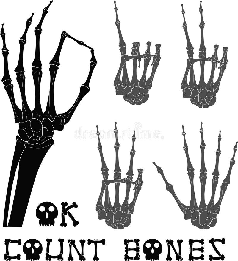 Set of count signs stock vector. Illustration of isolated - 48497506