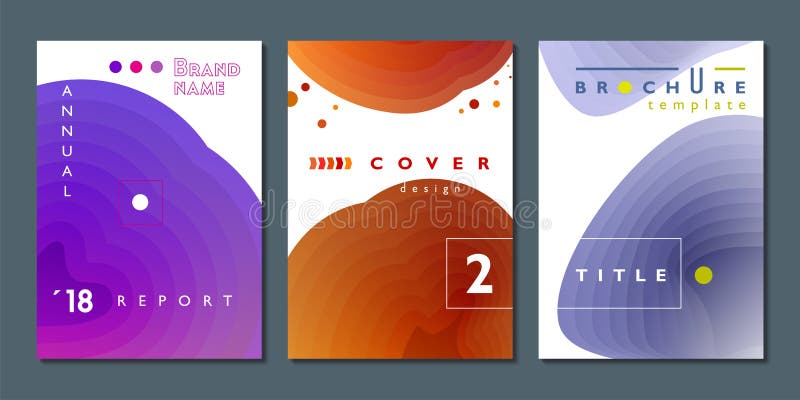 Set of Cover Design, Vector Illustration Stock Vector - Illustration of ...