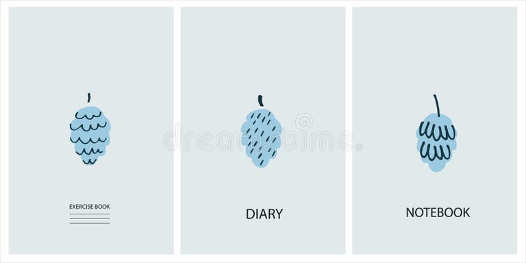 Set of Cover Page Templates Based on Creative Images. Headers Isolated ...