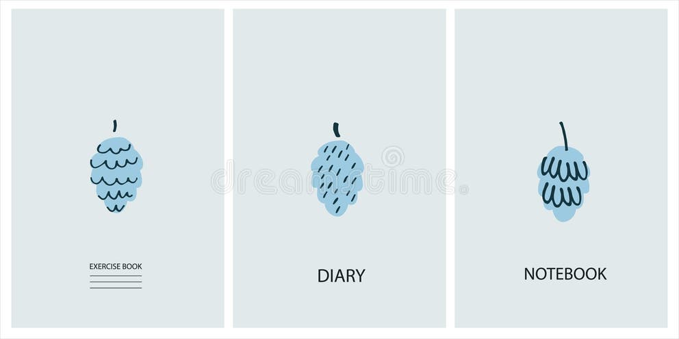 Set of Cover Page Templates Based on Creative Images. Headers Isolated ...