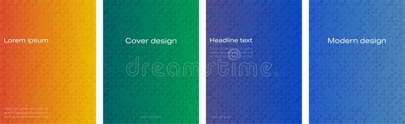 Set of Cover Templates with a Metaball Pattern on Background Stock ...