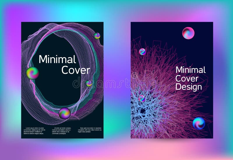 Set of covers for design stock illustration. Illustration of service ...