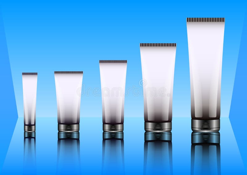 Set Cream design packaging stock vector. Illustration of container ...