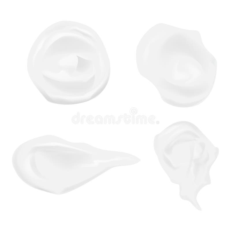 Set of Cream Elements. Skin Cream. Stock Vector - Illustration of fluid ...
